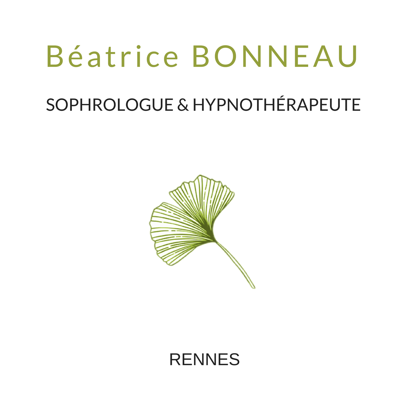 Béatrice Bonneau, Sophrologue certifiée à Rennes